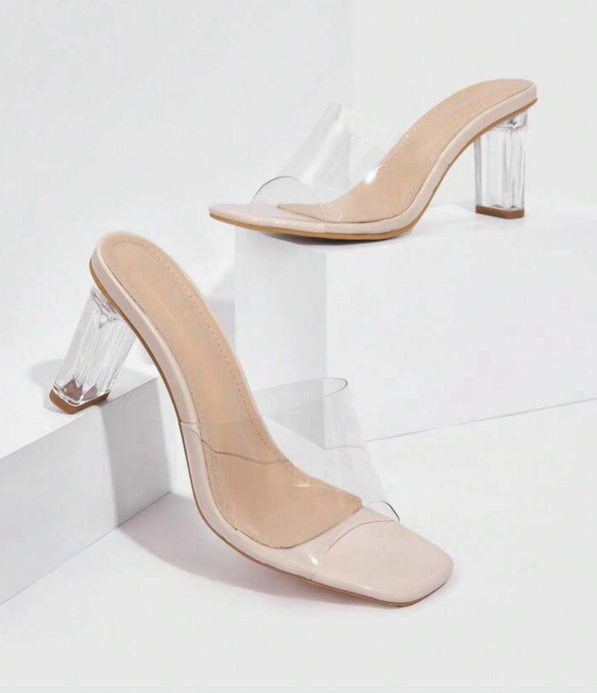 Salto transparente bege – NSA Store